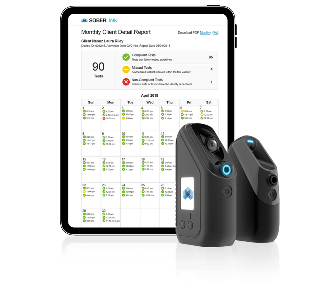 Soberlink Connect Portable And Wireless Alcohol Monitor